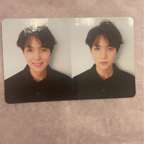 Art | Min Yoongi Bts Photo Card Rare Good Quality | Poshmark